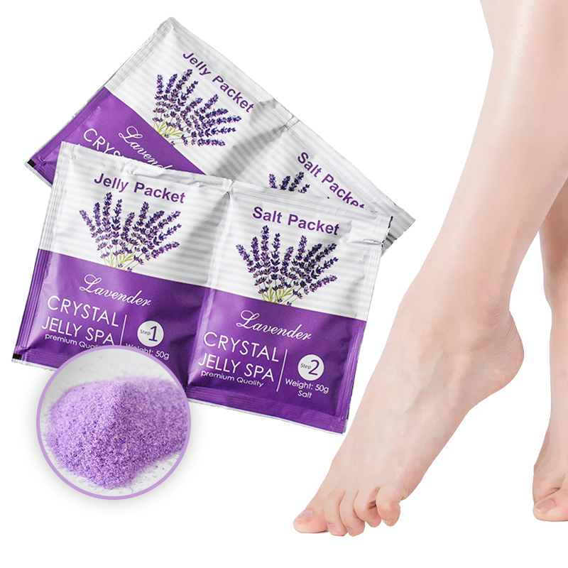 Custom Relax Relieve Skin Stress Soothe Lavender Jelly Foot Spa ...